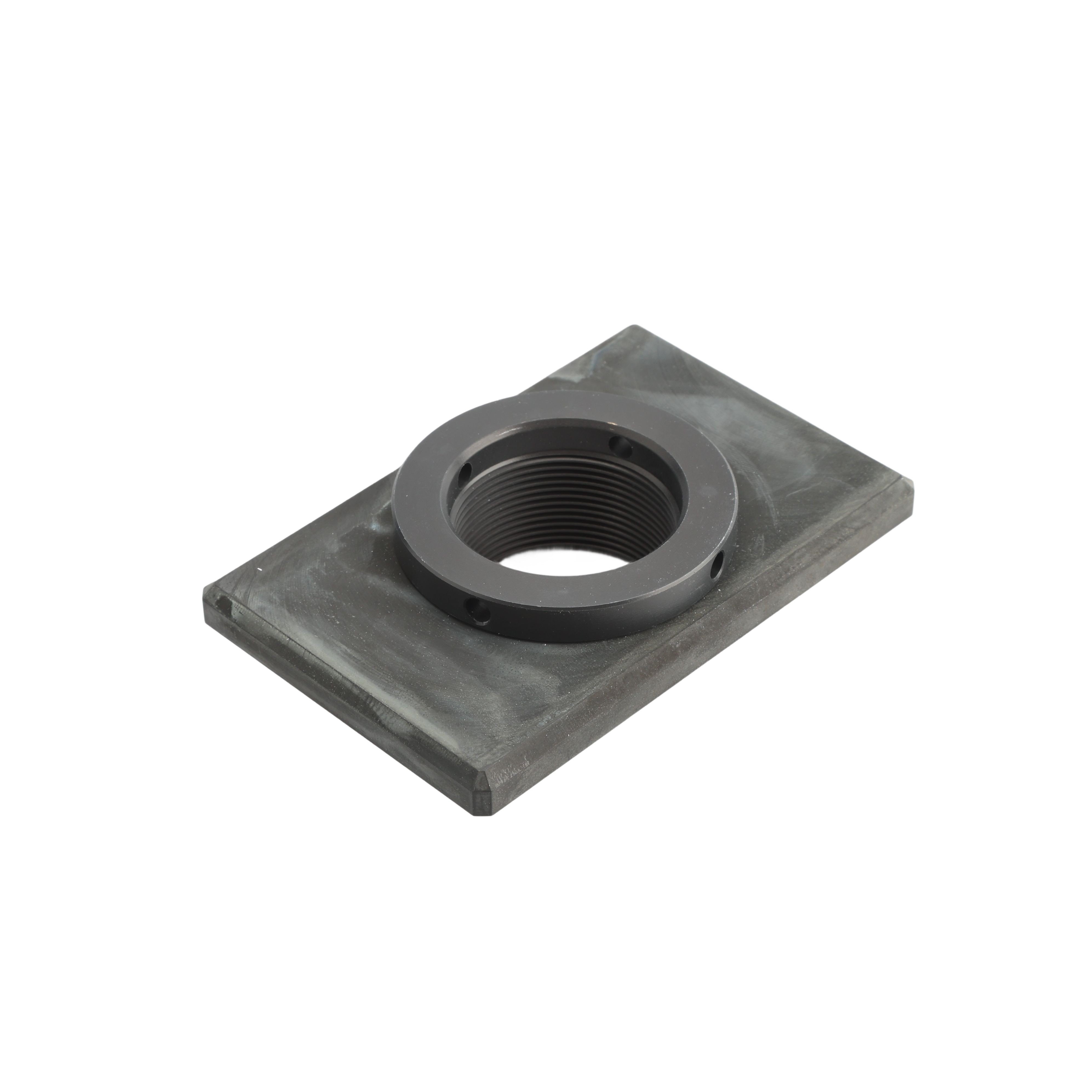 D&D Post Mounting Bracket - Steel Center Mount Weld-On - 7526 | Gate ...
