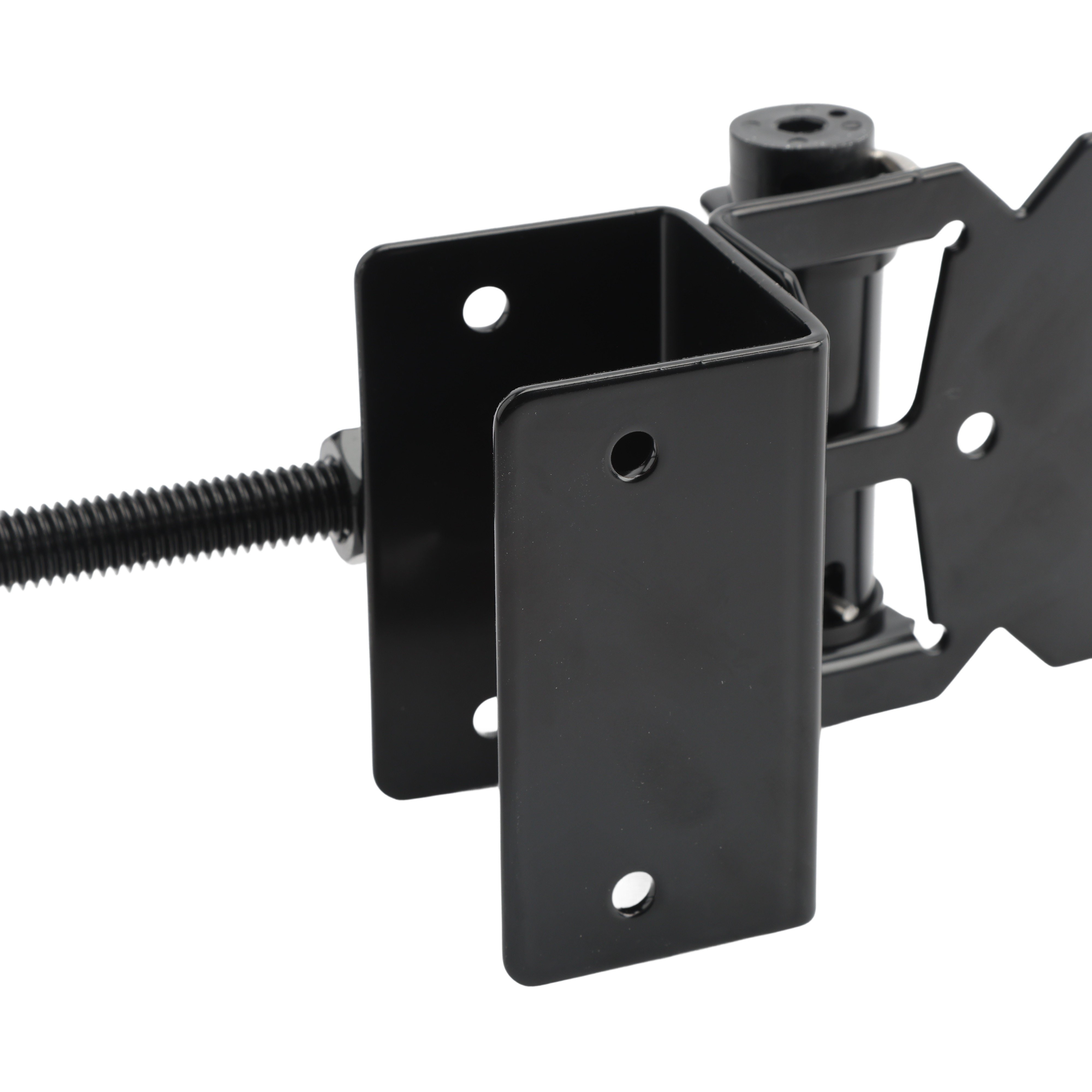 D&D Powder-Coated Stainless Steel, Self-Closing, Adjustable, Narrow to ...