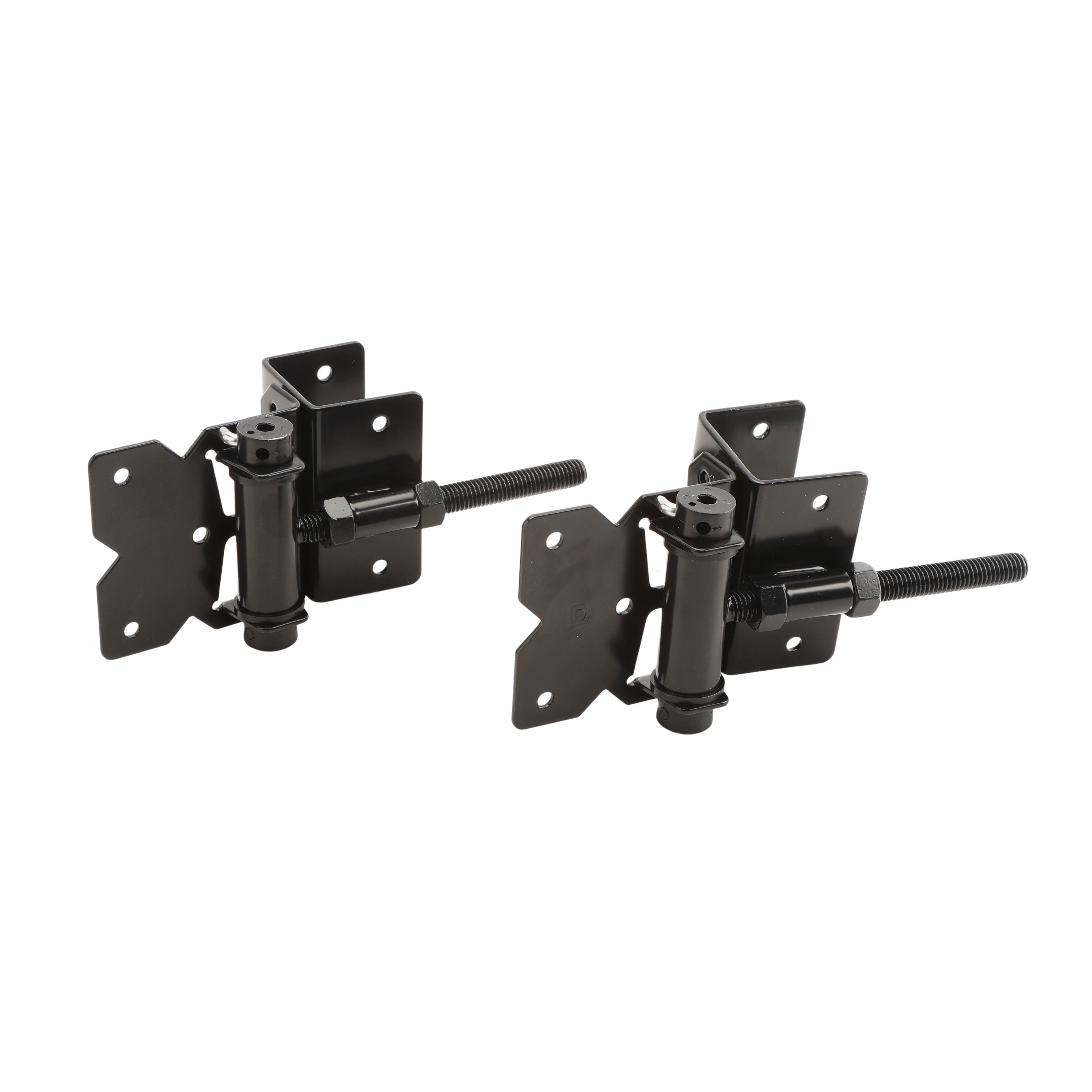 D&D Powder-Coated Stainless Steel, Self-Closing, Adjustable, Narrow to ...