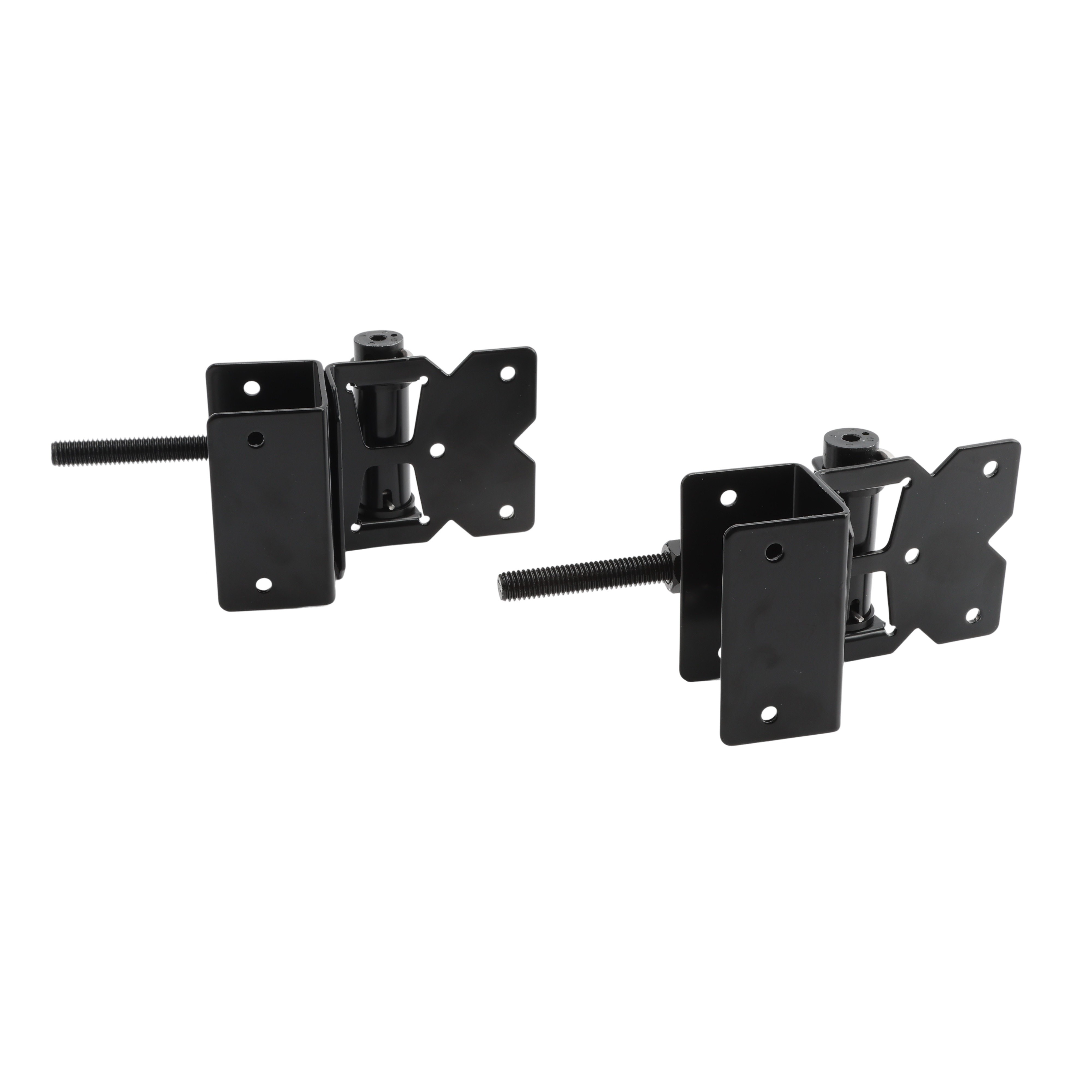 D&D Powder-Coated Stainless Steel, Self-Closing, Adjustable, Narrow to ...