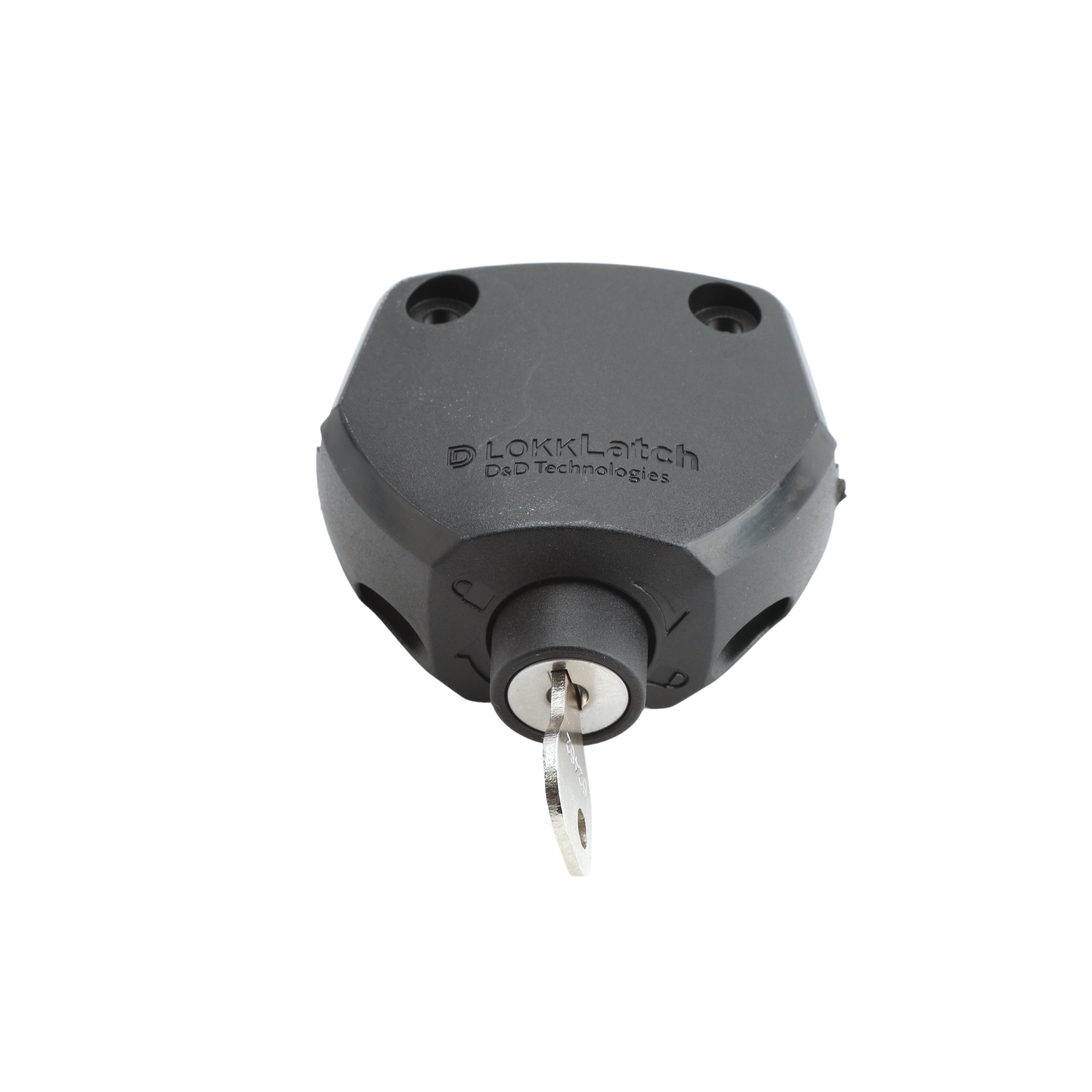 D&D LokkLatch Lockable Push-Button External Access Button (Black ...