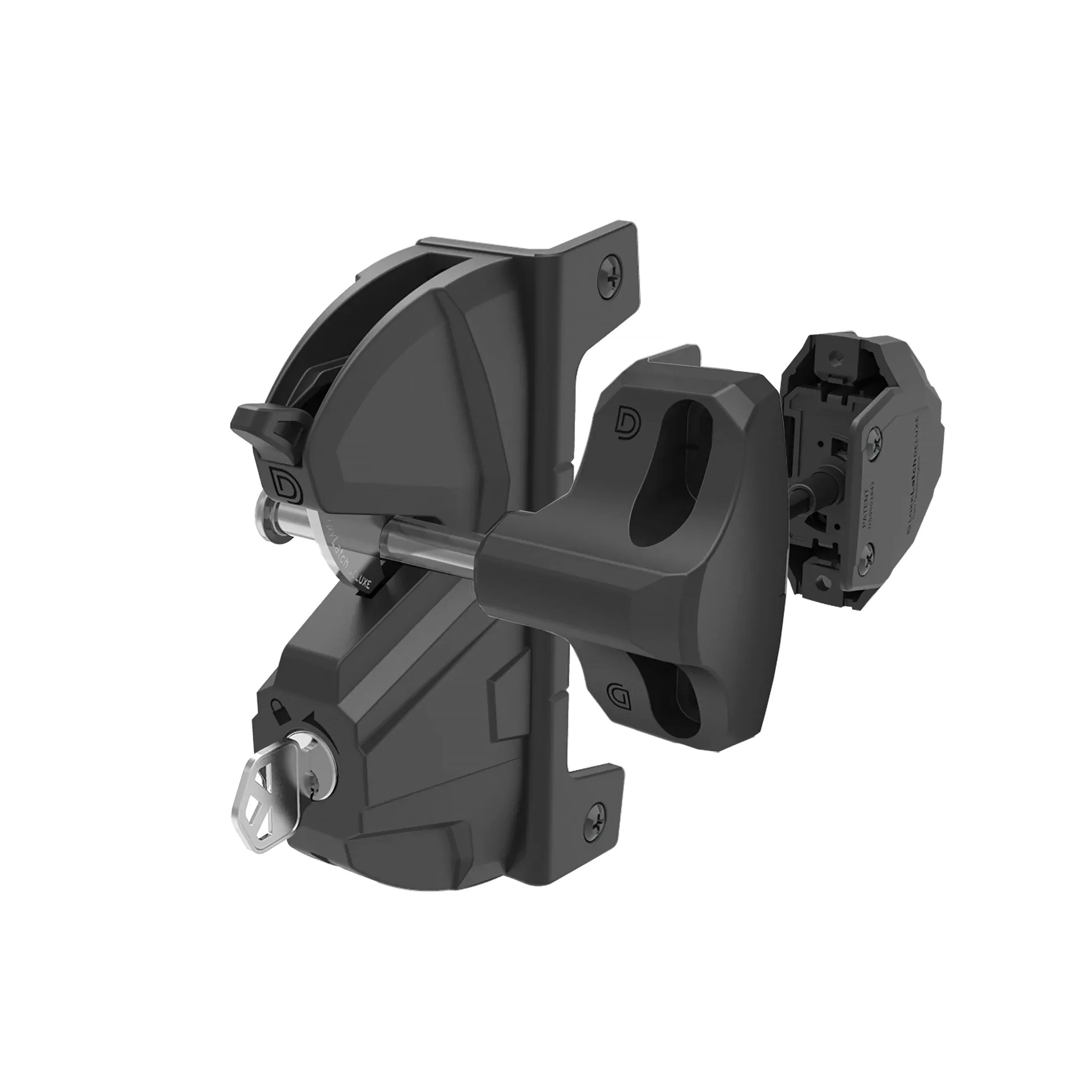D&D Kit LokkLatch Deluxe S3 Latch Kit & TruClose Hinges w/ Handle ...