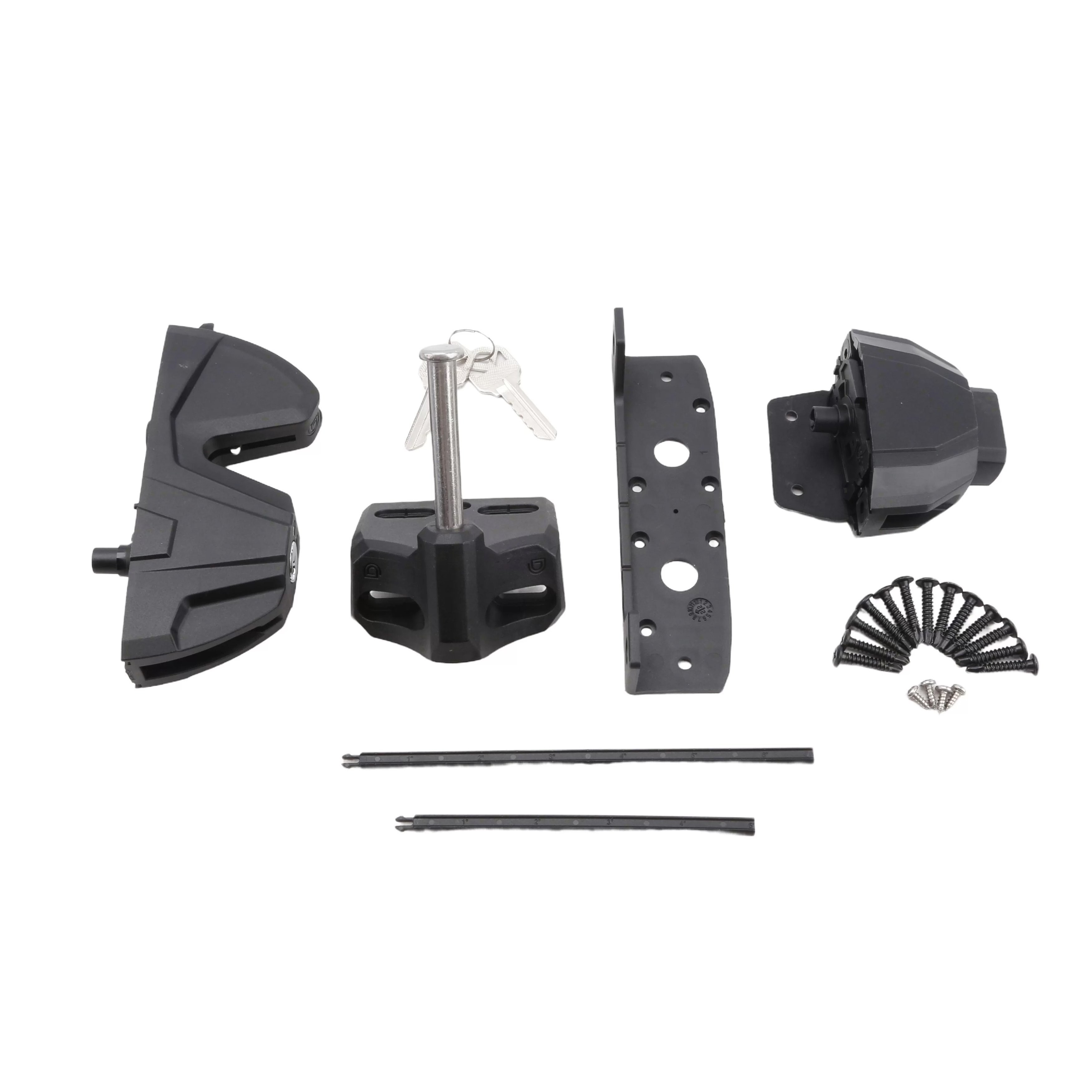D&D Kit LokkLatch Deluxe S3 Latch Kit & TruClose Adjustable Hinges ...